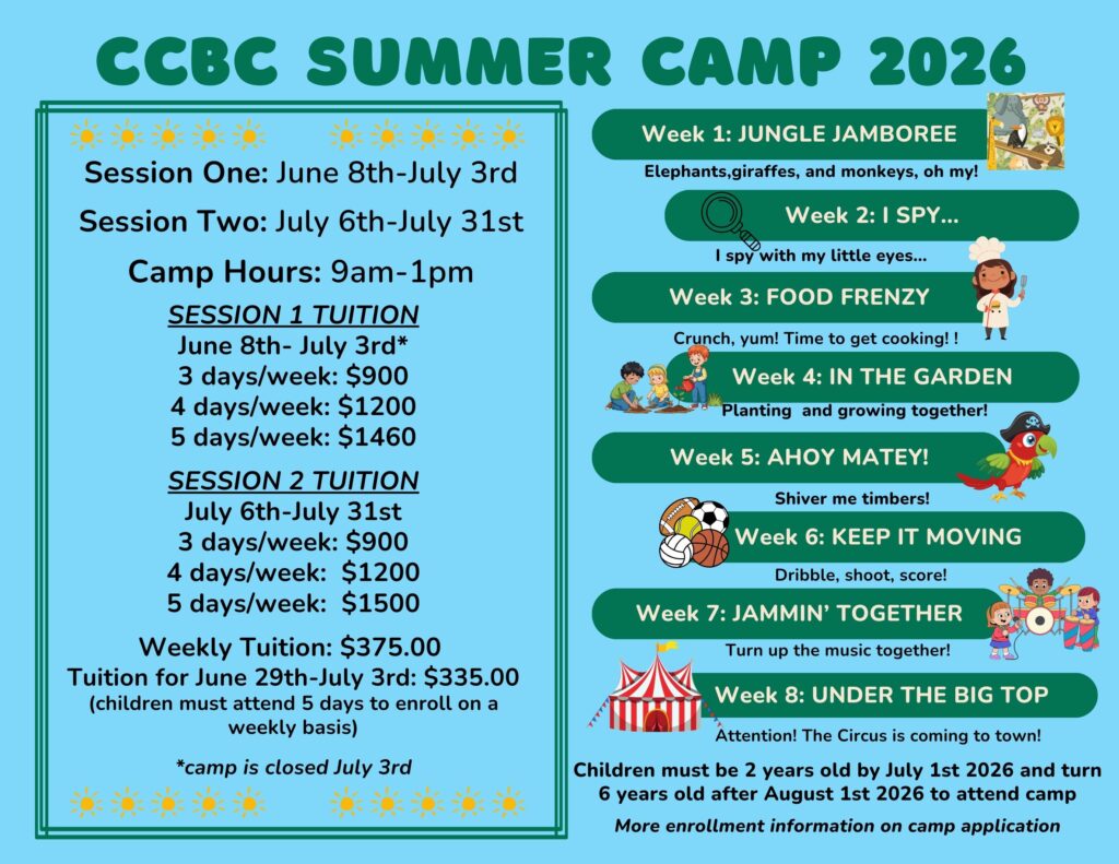 CCBC Summer Camp CCBC Summer Camp - CCBC Children's Center